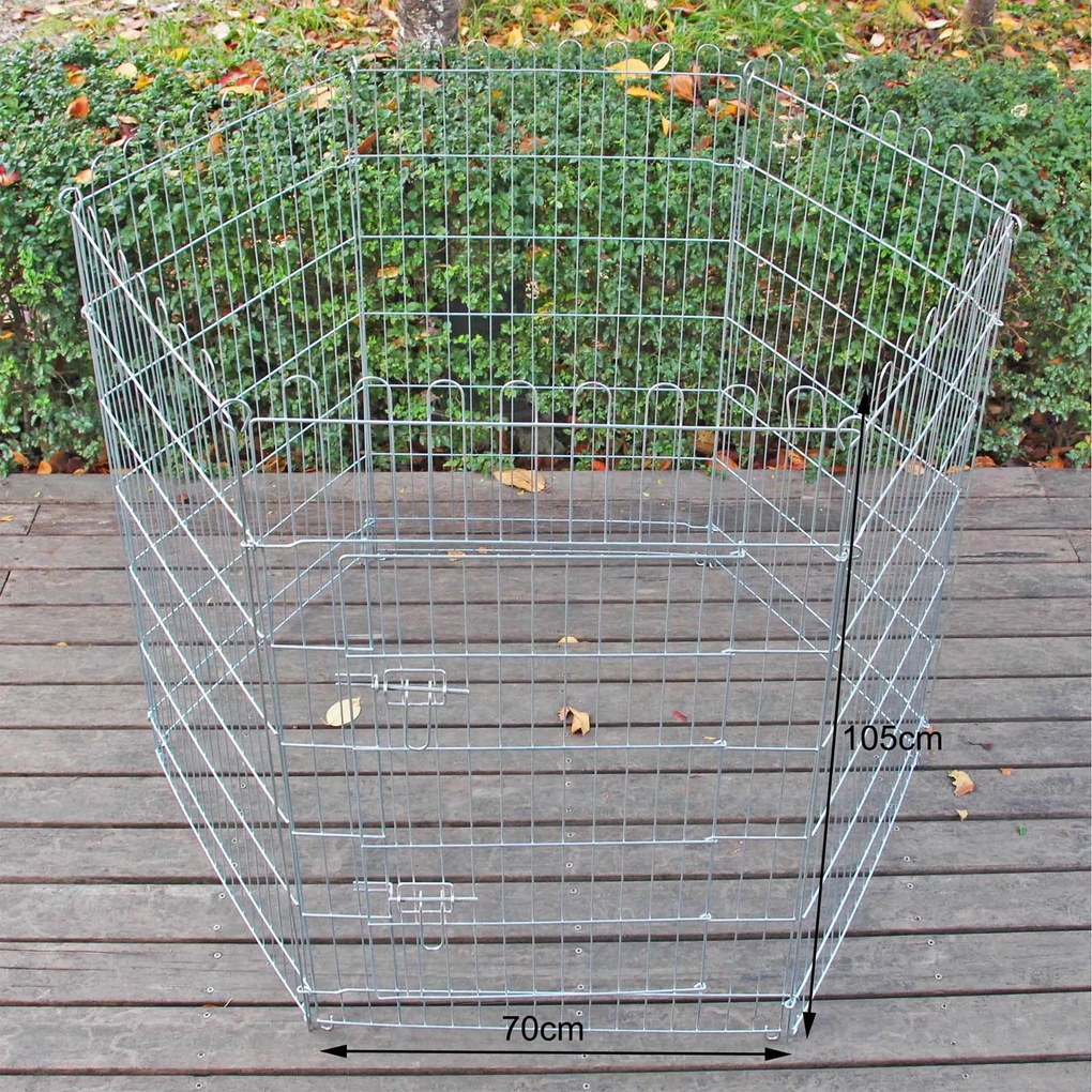 Ohrádka pro štěňata fudajo – 70 × 105 cm (60270)