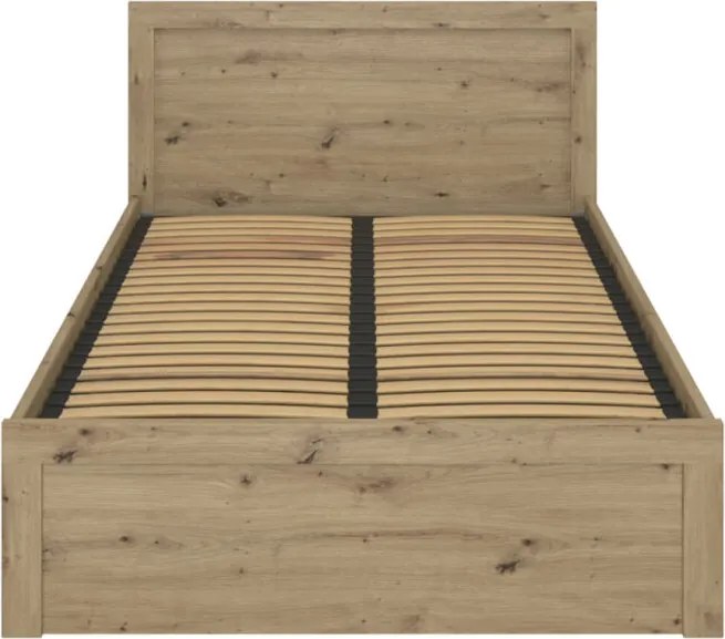 Postel 140x200 s úložným prostorem dub artisan Ayson