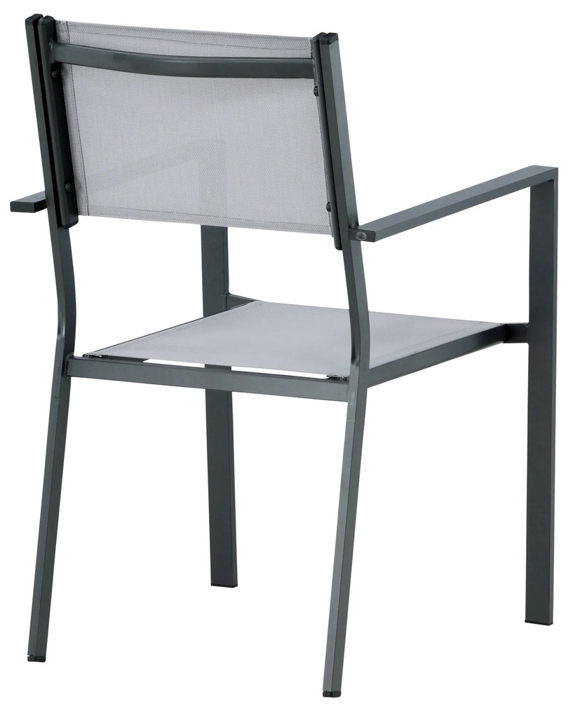 Jídelní židle Copacabana, 2ks, šedá