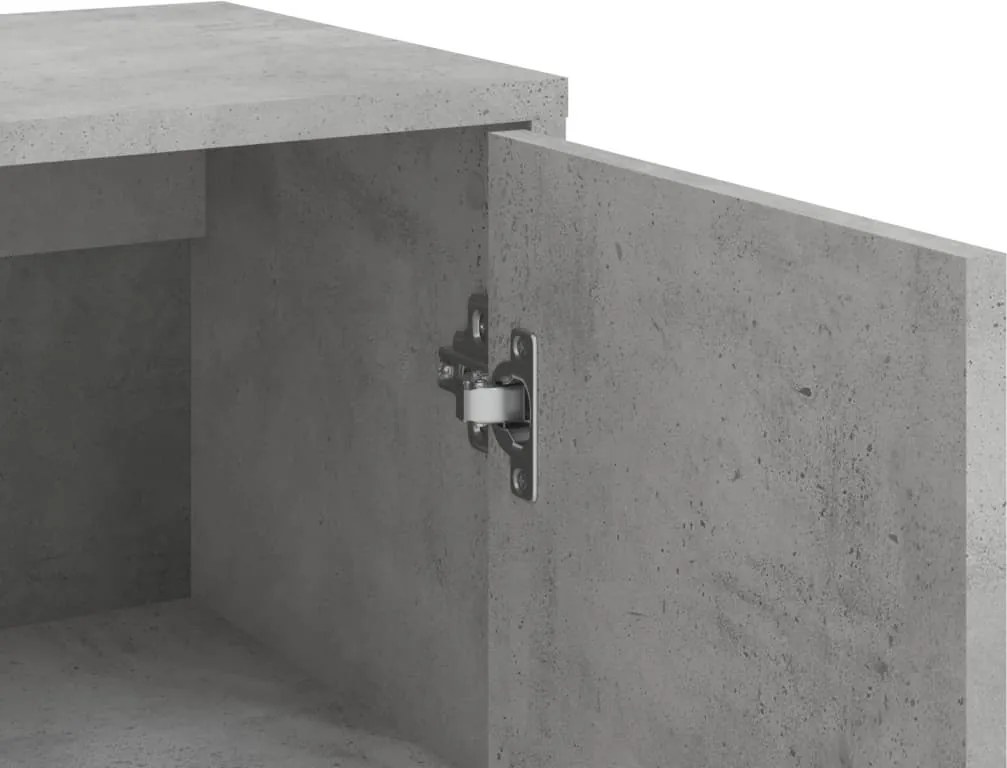 Příborníky 3 ks betonově šedé 60 x 31 x 84 cm kompozitní dřevo 3276577