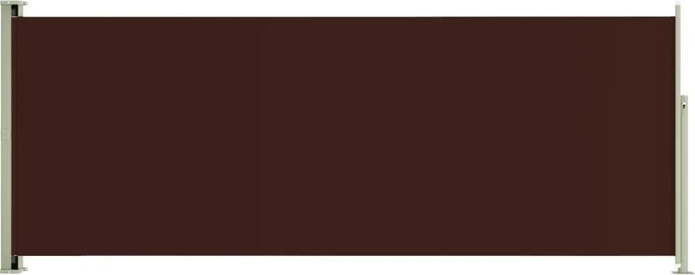 vidaXL Zatahovací boční markýza/zástěna na terasu 117 x 300 cm [317829] Barva: Černá