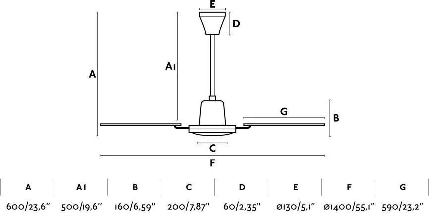 FARO 33111 MALVINAS L, hnědá, stropní ventilátor - FARO