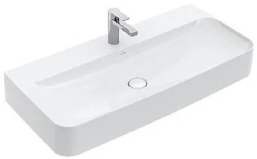 Villeroy & Boch Finion - Umyvadlo se skrytým přepadem, 100x47 cm, s CeramicPlus, alpská bílá 41681BR1