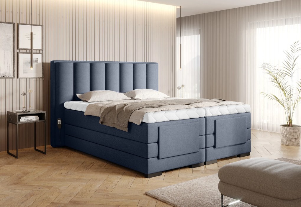 Veros boxspring postel 140x200 Materiál / Dekor: Lukso 39