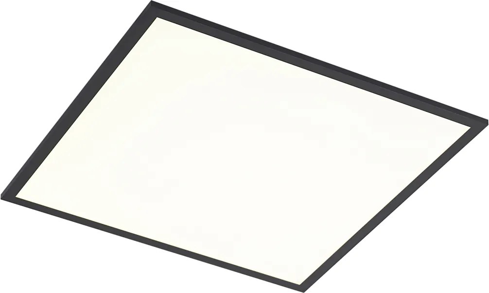 LED panel černý čtvercový vč. LED 3-krokové stmívání - Reeves