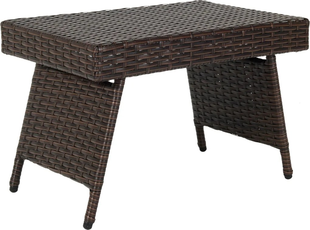 Costway Skládací konferenční stolek Venkovní s deskou z PVC – 60 × 40 × 40 cm