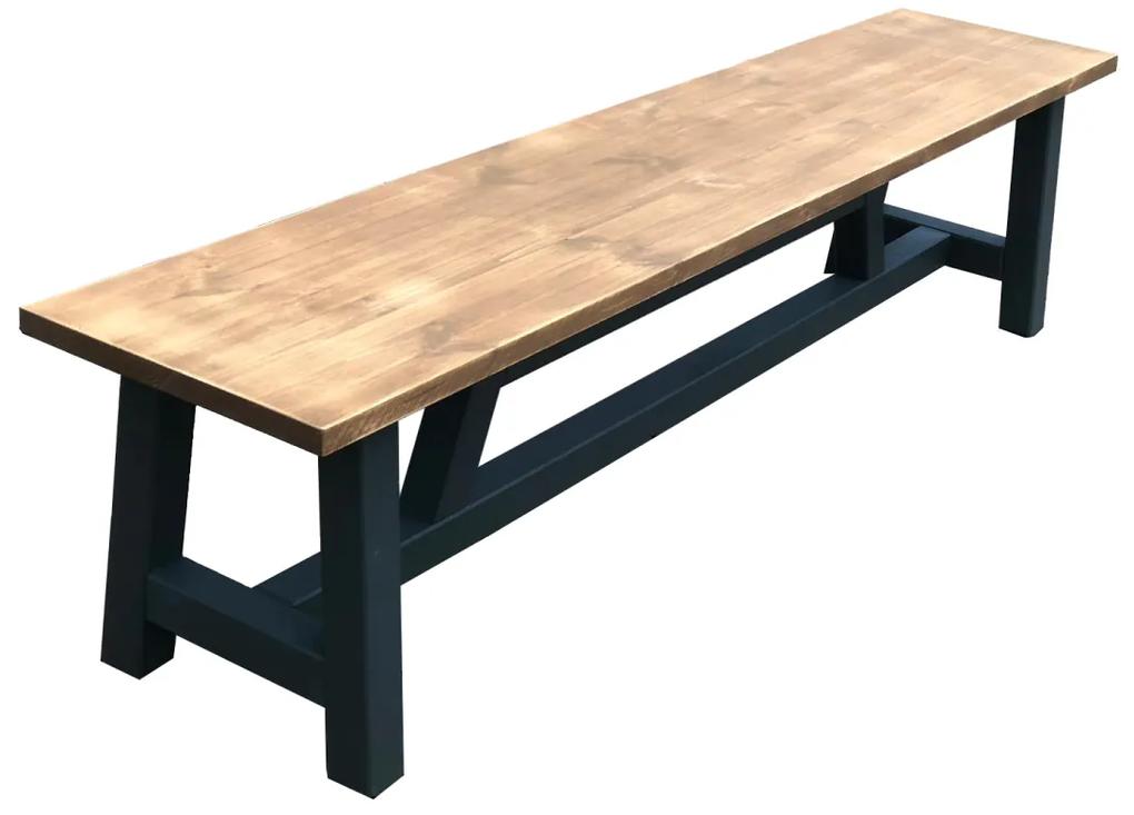 Stará Krása – Ruční výroba Vintage lavice k jídelnímu stolu bez opěradla 45 x 120 x 35 cm