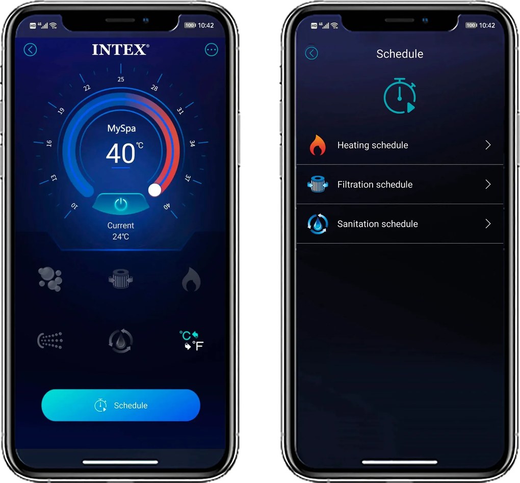 Intex | Vířivý bazén Pure Spa - Jet & Bubble Deluxe HWS 4 + výhodná sada příslušenství | 19900142