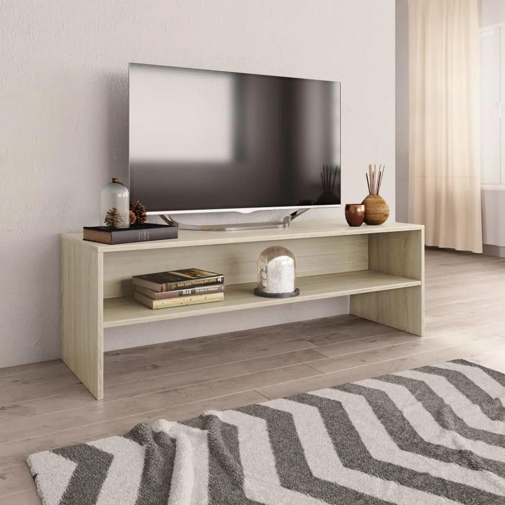 TV stolek Basic - 120x40x40 cm | dub