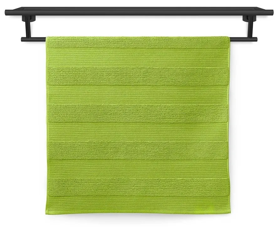 Veba ručník water wafle pruh - zelená 50x90