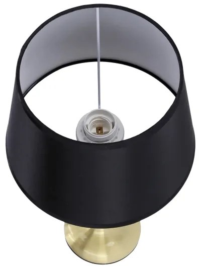 Stolní lampa PRIMA GOLD 1xE27/60W/230V černá/zlatá