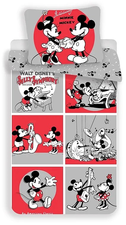 JERRY FABRICS Povlečení Mickey a Minnie classics