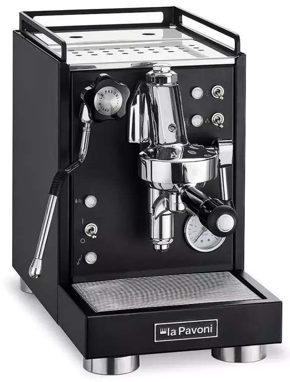 La Pavoni Pákový kávovar Mini Cellini, černá LPSMCB01EU