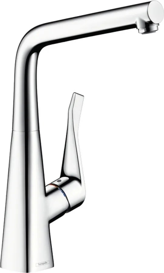 Hansgrohe Metris M71, kuchyňská páková baterie 320 1jet, instalace před okno, chromová, HAN-14823000