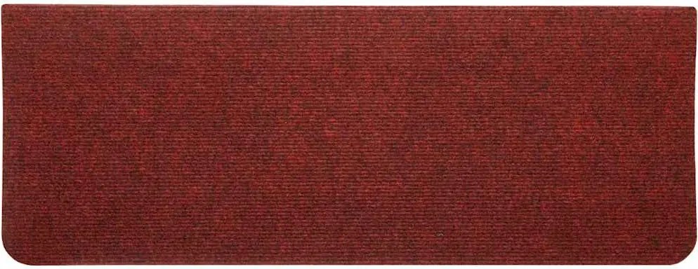 Samolepicí podložky na schody 30 ks Červená 65x24,5x3,5 cm 3365916