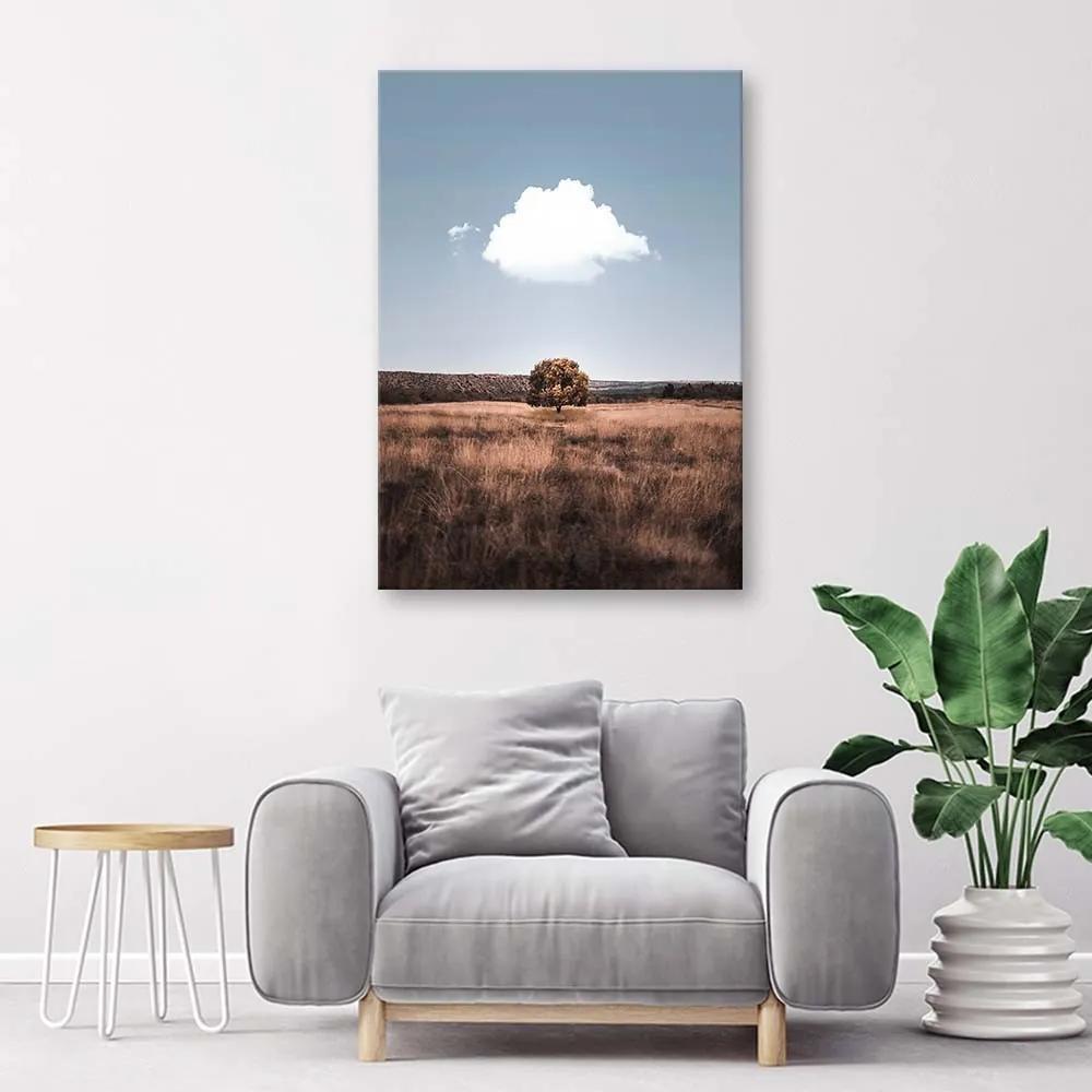 Obraz na plátně Stromové pole Krajina - 40x60 cm