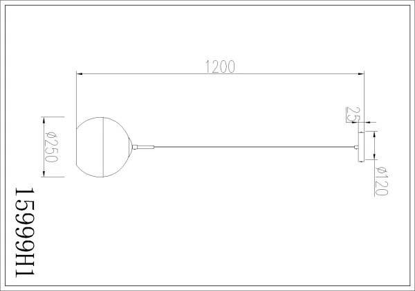 Globo 15999H1 - Lustr na lanku RAGUSA 1xE27/60W/230V pr. 25 cm