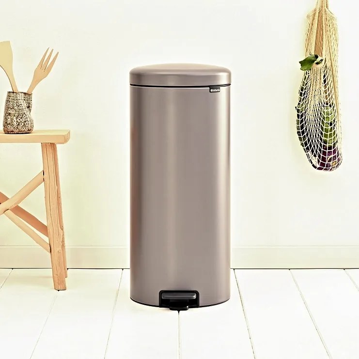 Brabantia Pedálový koš NewIcon 30L platinová