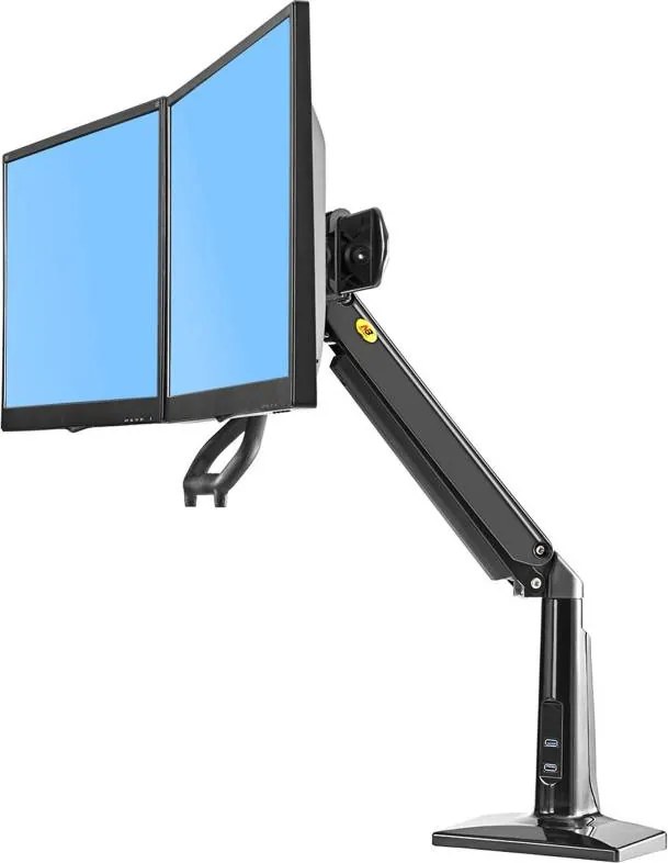 Stolní držák na dva monitory NB F27B