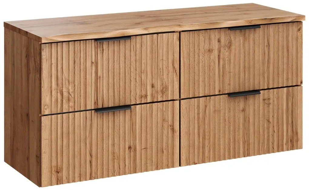 Závěsná skříňka Casad Nature s deskou 120 cm dub wotan