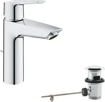 Grohe QuickFix Start - Umyvadlová baterie s výpustí studený start chro