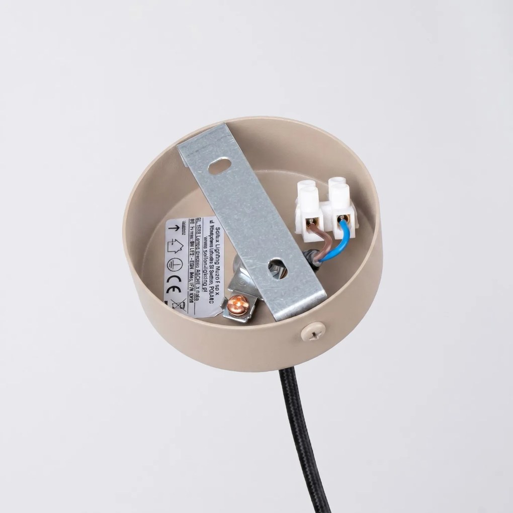 Sollux Lighting Závěsné svítidlo ARCHE 1 taupe