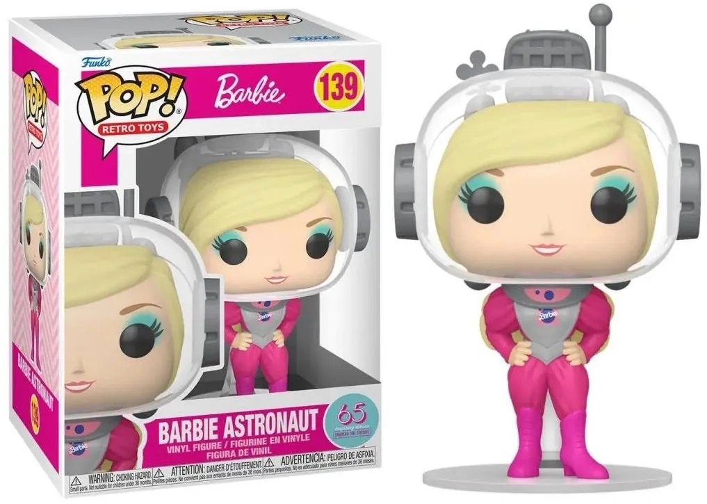 Funko pop! retro toys barbie astronaut barbie 139