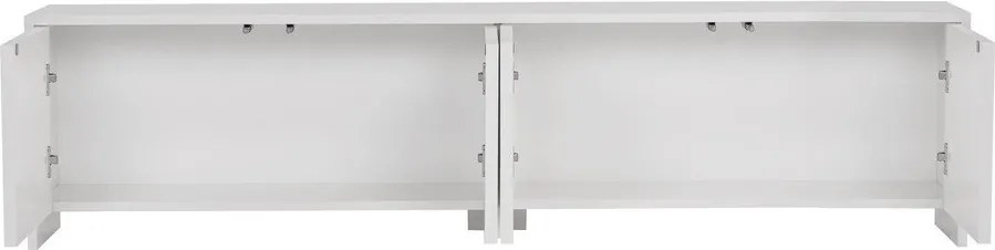 Bílý TV stolek 180x45x32 cm Aurelia – Kalune Design