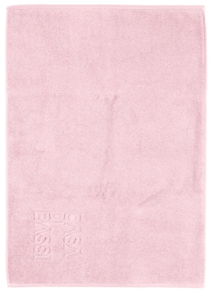 Růžová bavlněná koupelnová předložka Casa Di Bassi Basic, 50 x 70 cm