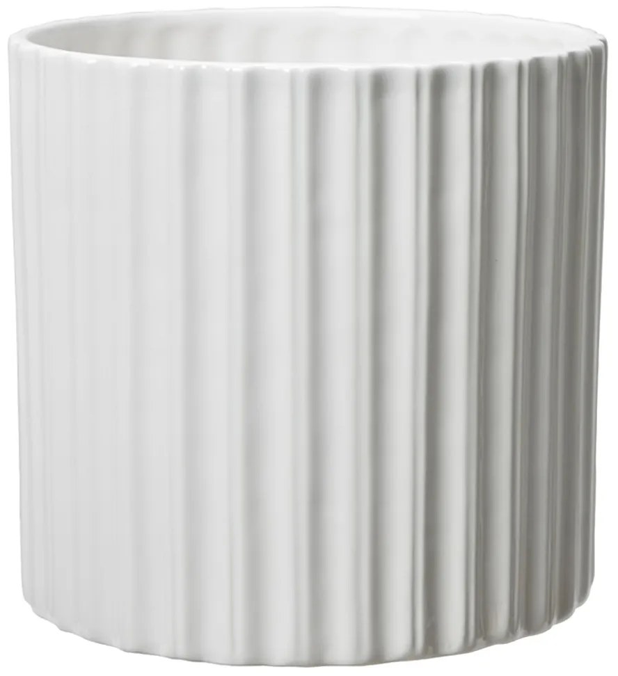 Květináč Simone White 18 cm Wikholm Form