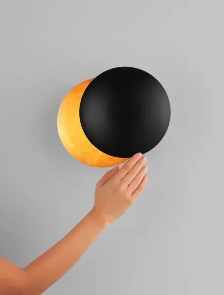 Designové nástěnné svítidlo Solei černá