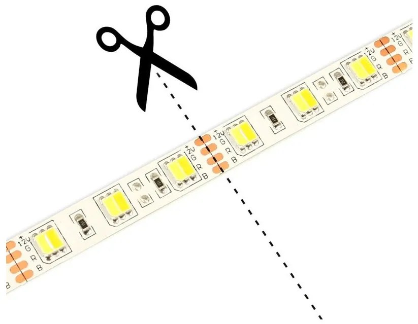 ECOLIGHT LED pásek MULTIWHITE 3in1 - 5m - 60LED/m - 14,4W/m - 12V - 3000Lm - IP20 - SADA