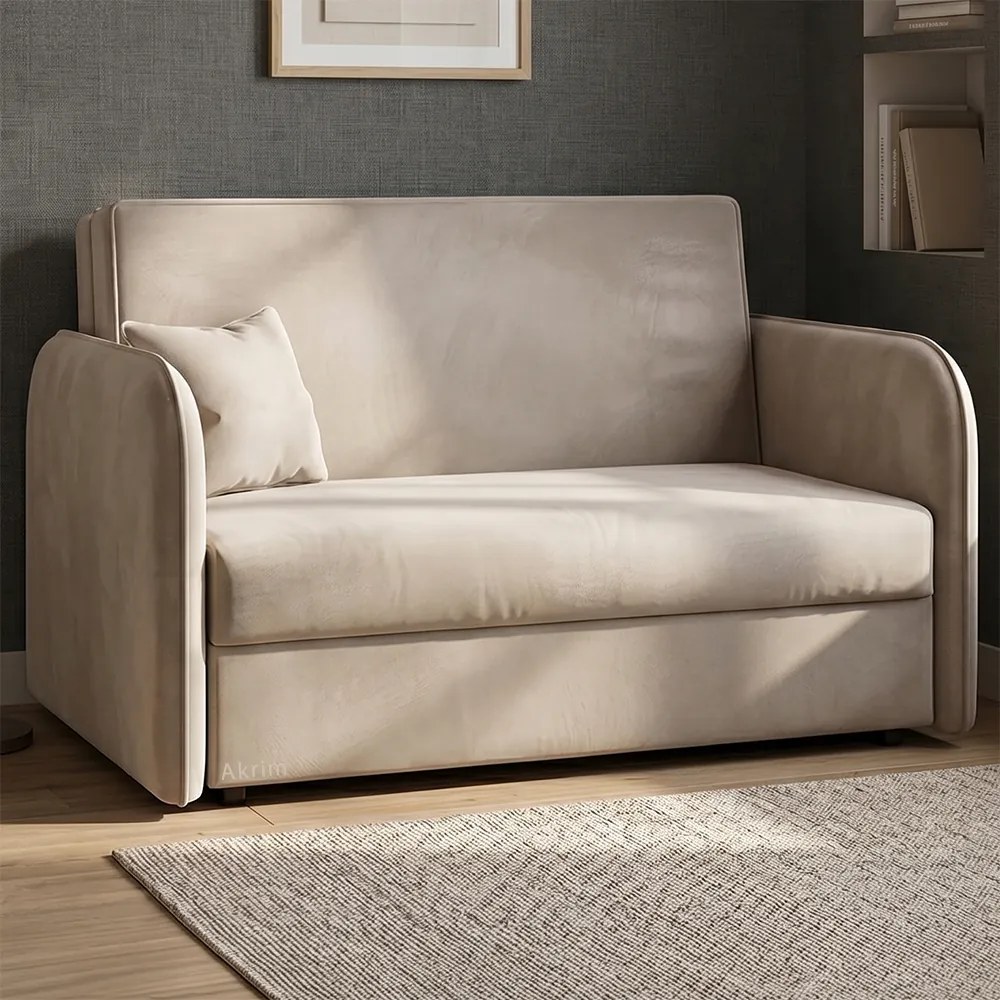 Pohovka VIVA II LOFT | 125 cm | rozkládací + úložný prostor | VÝBĚR TKANIN
