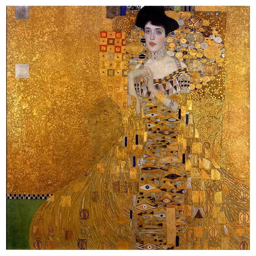 Reprodukce obrazu Gustav Klimt Adele Bloch-Bauer I, 90 x 90 cm