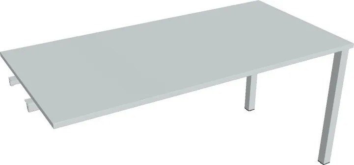 Hobis Kancelářský stůl řetězící Hobis UJ 1600R, deskaakát, černá černá