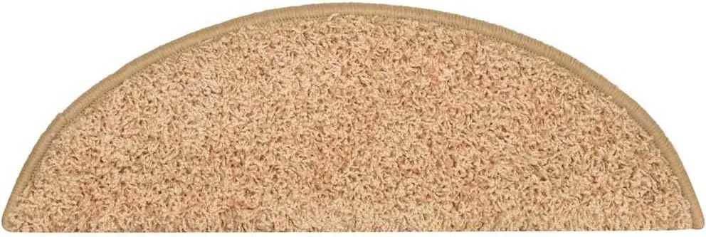 Schodové rohože 30 ks 56 x 17 x 3 cm zlaté půlkulaté 3365808