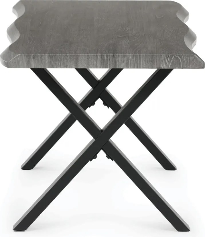 Konferenční stolek CT-F4312 GREY, mdf, šedá (120 x 60) cm přírodní
