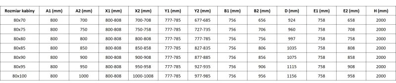 Mexen Lunar-B Duo, výklopný sprchový kout 80 x 80 cm, 8mm čiré sklo, zlatý matný profil, 832-080L-080P-55-00