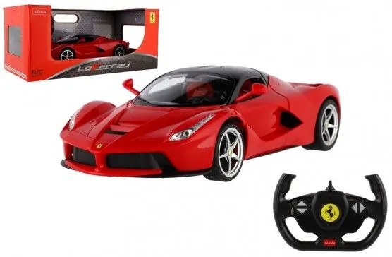 Rc auto teddies auto rc ferrari červené 2,4ghz