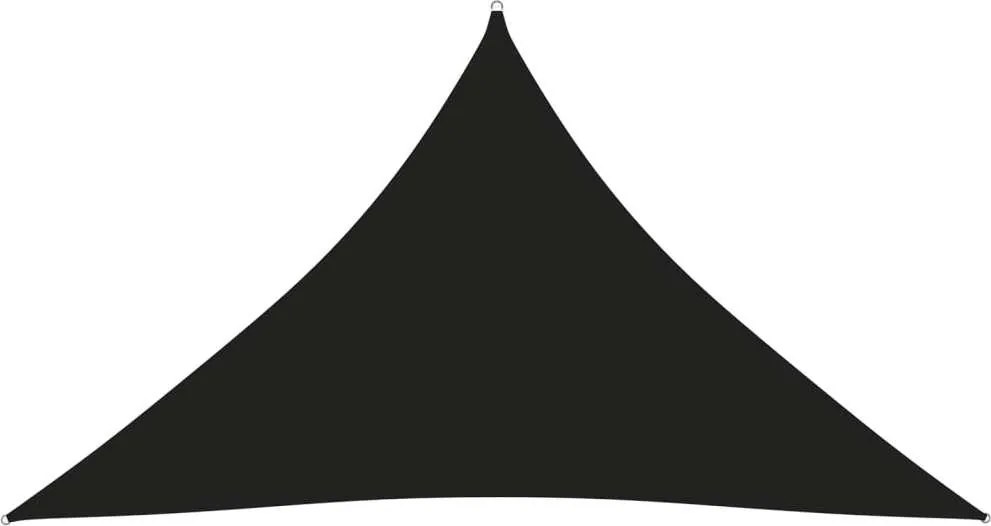 vidaXL Stínící plachta oxfordská látka trojúhelníková 5x5x6 m [135403] Barva: Černá