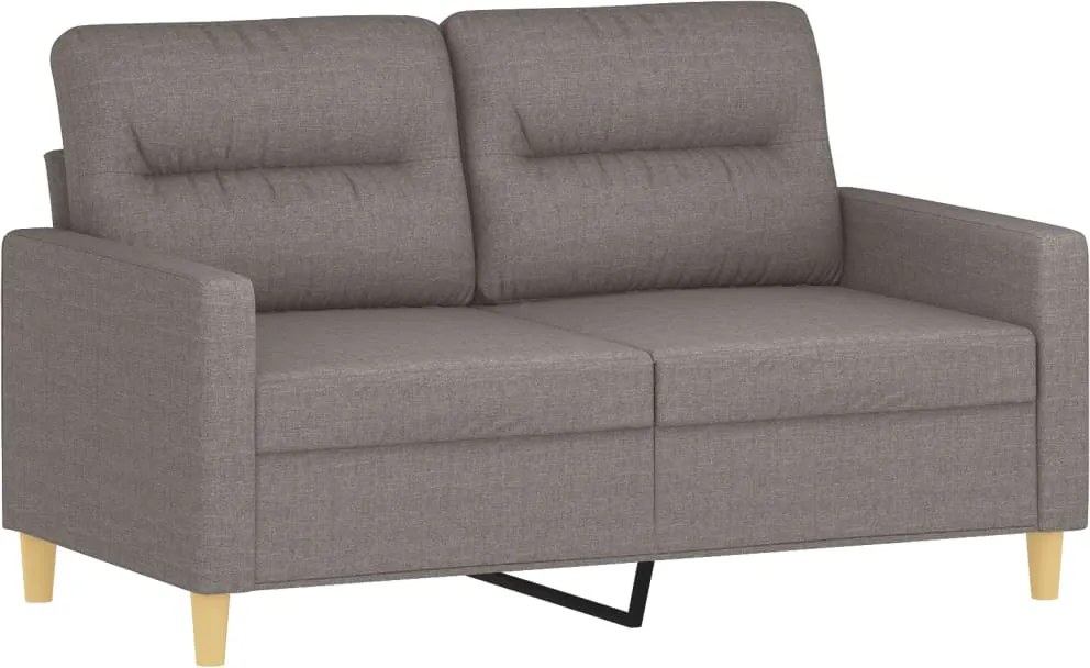 4dílná sedací souprava s polštáři taupe textil 3201567