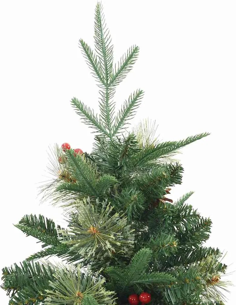 Umělý Skládací Vánoční Strom s stojanem Zelená 150 cm PE a PVC 3397402