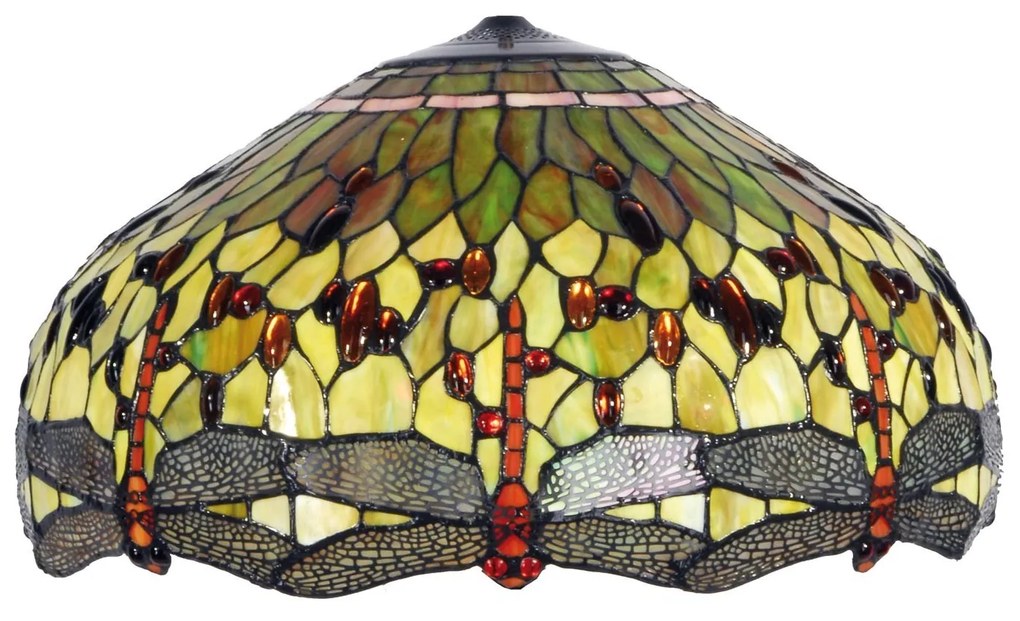 Stínidlo Tiffany Dragonfly green - Ø 51 cm