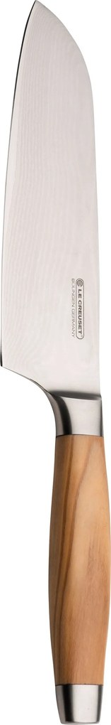 Nůž Santoku Le Creuset s dřevěným úchytem 18 cm