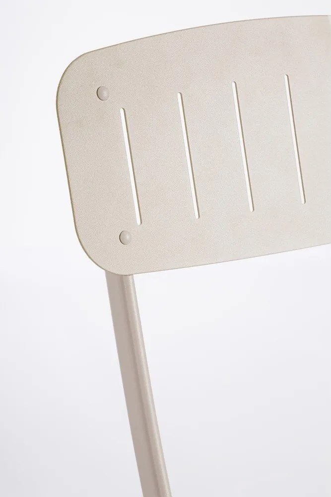 Béžový ocelový zahradní jídelní set pro 2 Yvonne – Bizzotto