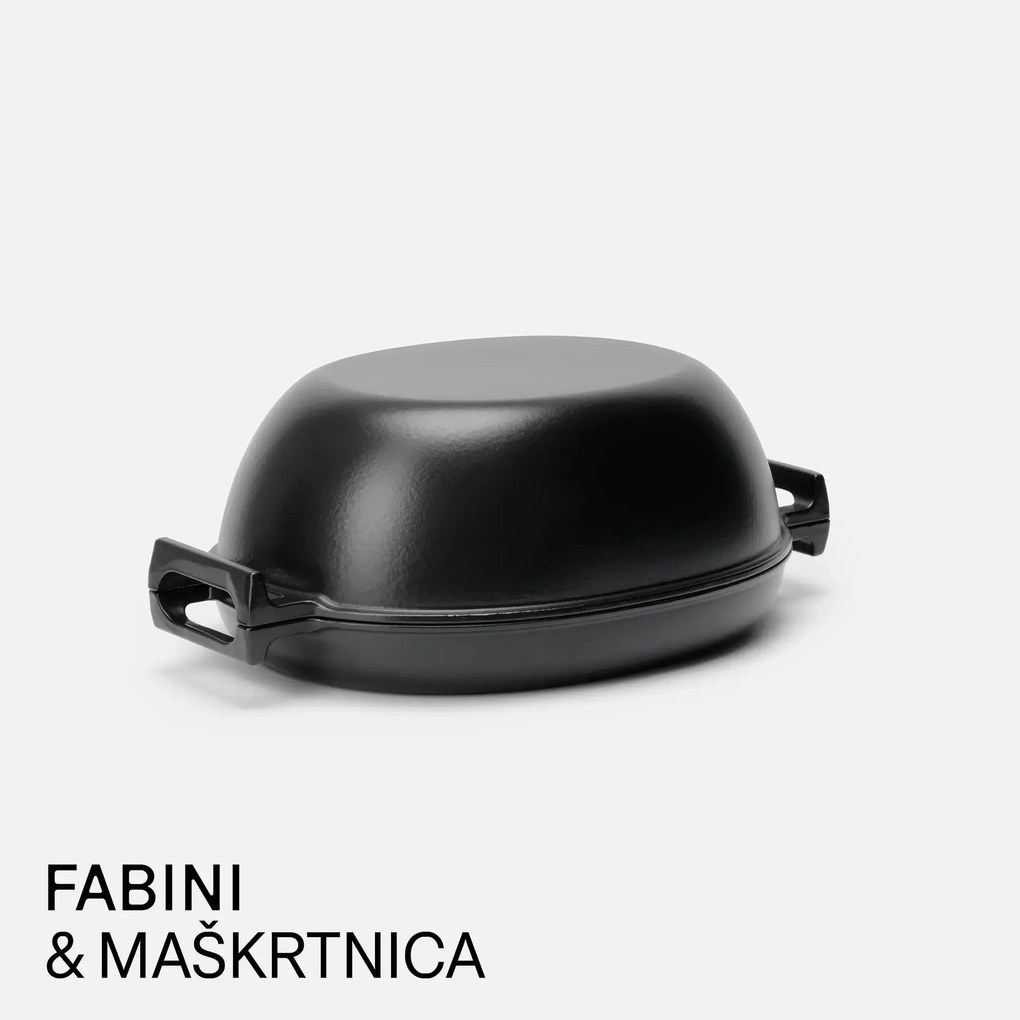 Fabini Pekáč FABINI & Maškrtnica - Smaltovaný litinový pekáč na chleba