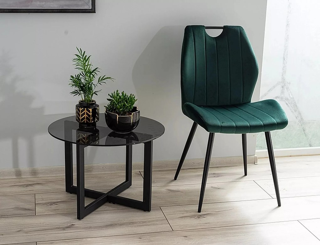 Čalouněná jídelní židle Arco Velvet - výběr z 5 provedení