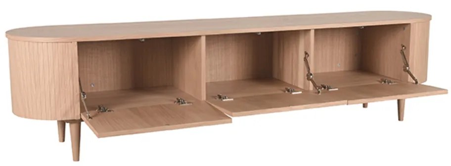 LABEL 51 dřevěný TV stolek OLIVA 55x220 cm světlý ME-70.059