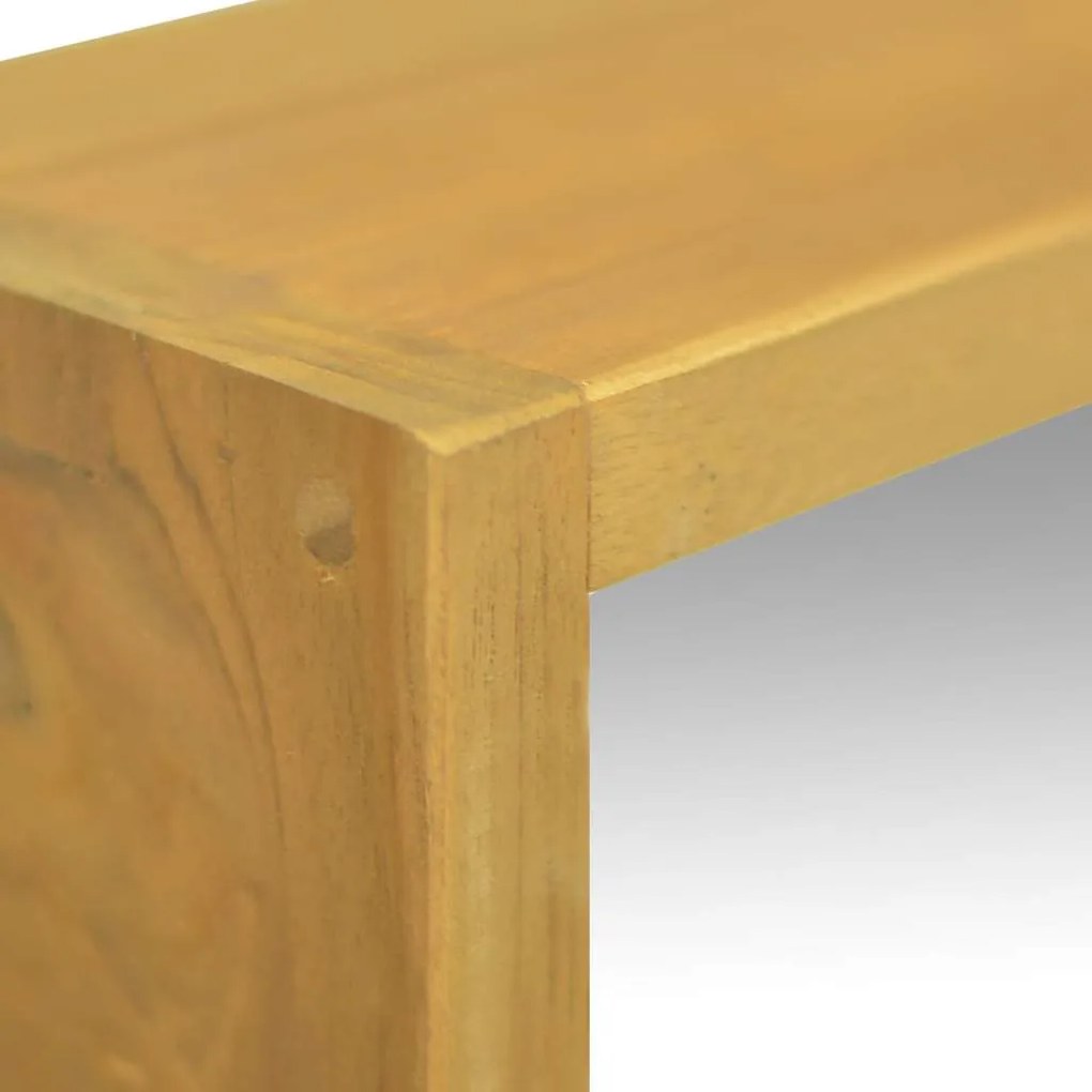 Zrcadlová skříňka 30 x 10 x 40 cm masivní teakové dřevo 338243