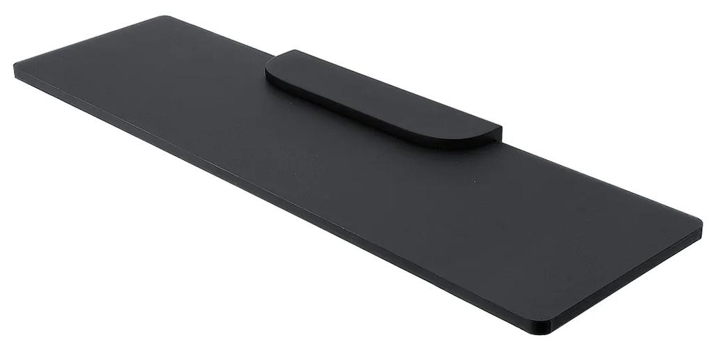 Černá police do koupelny z plexiglass, 50 cm NIMCO NIKAU černá NKC X350-C-90